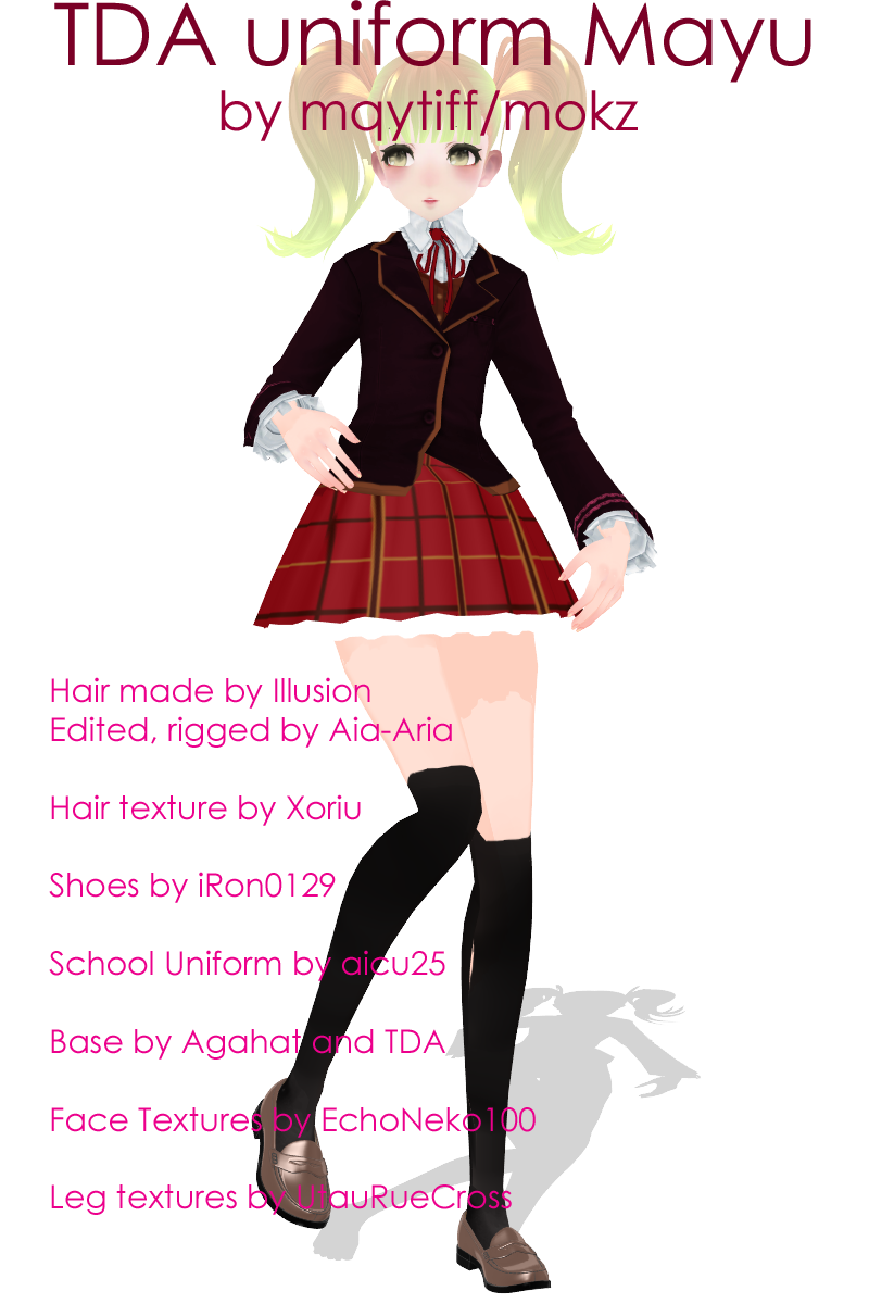 TDA uniform Mayu Download by mqytiff on DeviantArt