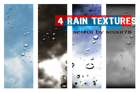 4 rain textures - set 1 by scout78 on DeviantArt