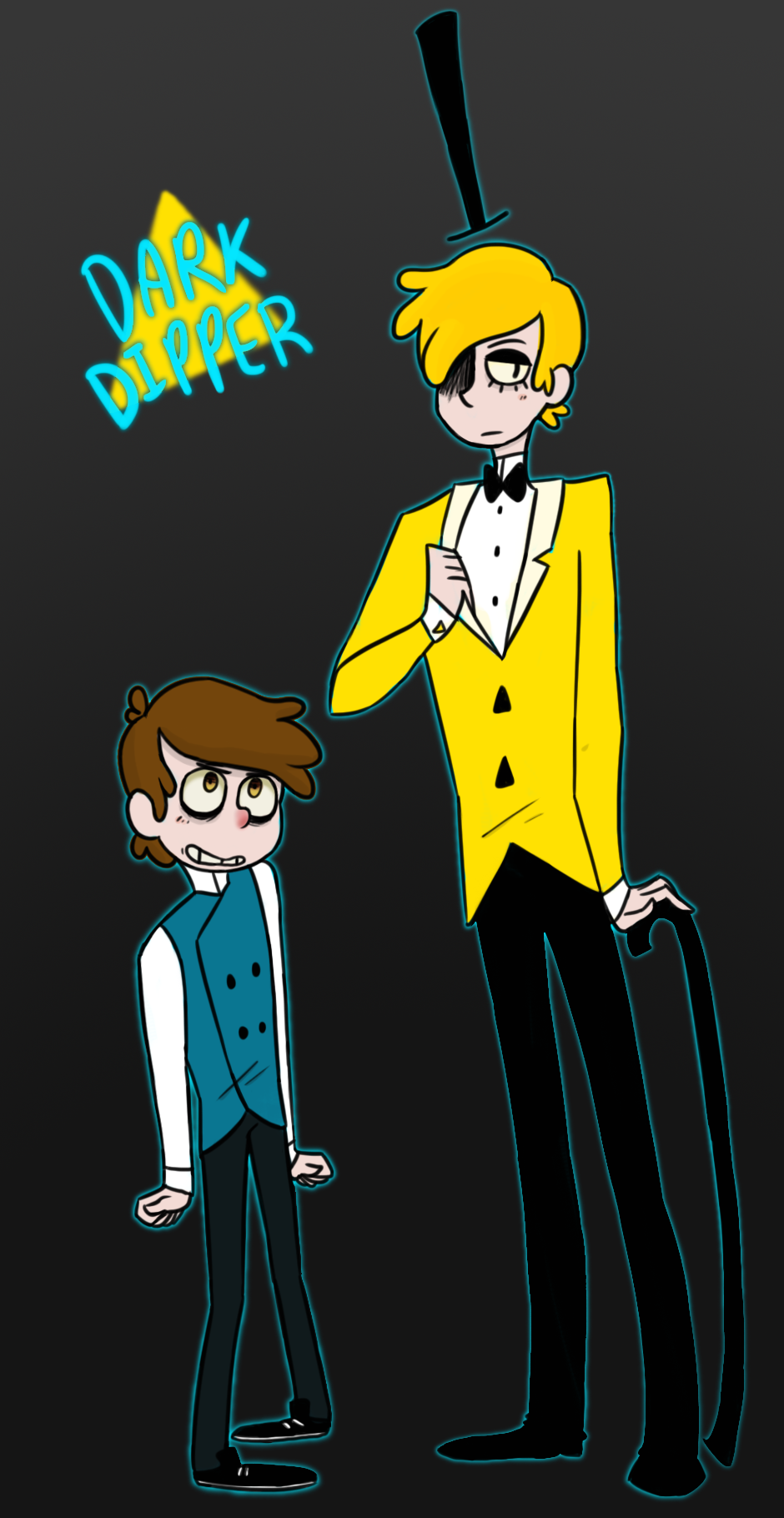 Dark!Dipper by etcgirlsstuff on DeviantArt