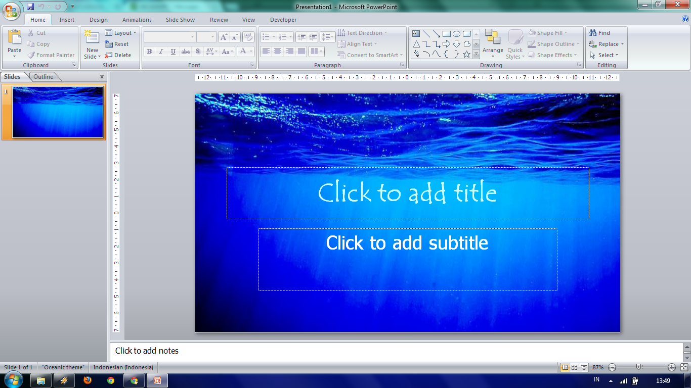 Oceanic Theme Office Presentation by Arika64 on DeviantArt