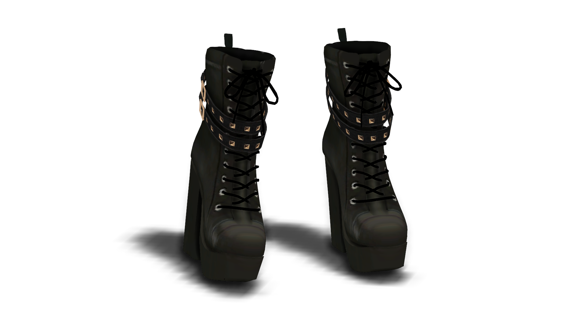 (Sims 4 to MMD) Chunky Studded Leather Boots (DL) by sweetieXsyko on ...