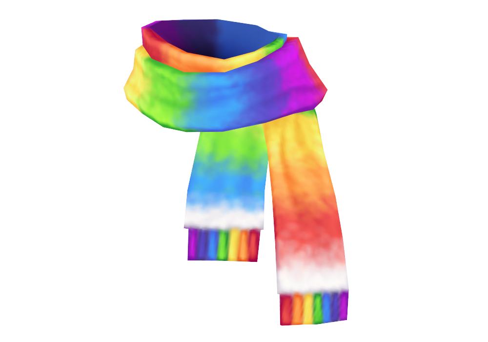 Rainbow Scarf DL by Reseliee on DeviantArt
