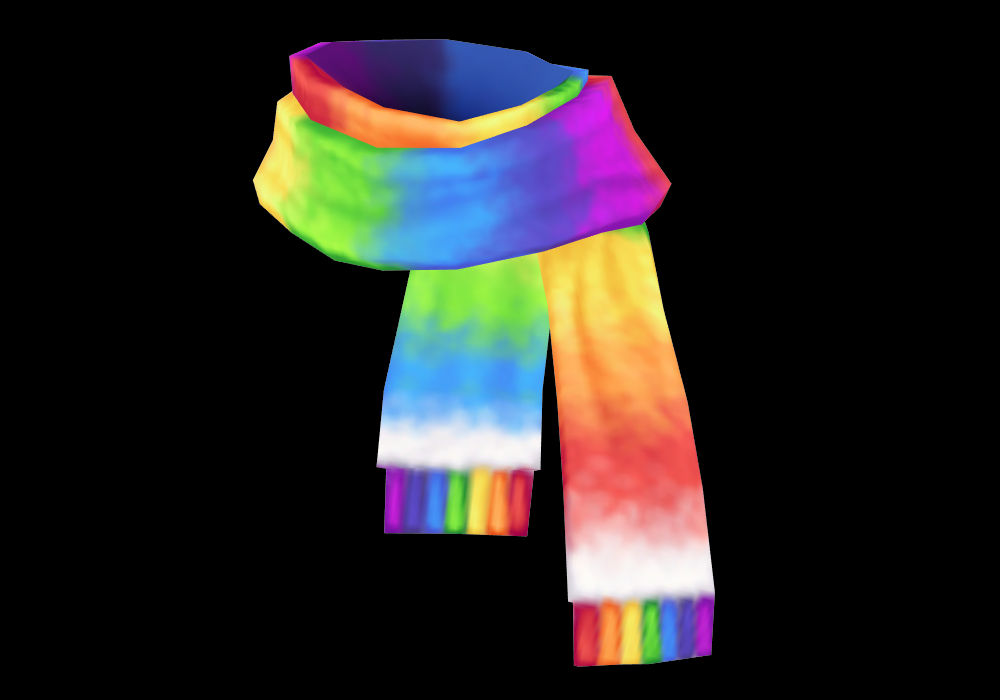 Rainbow Scarf DL by Reseliee on DeviantArt