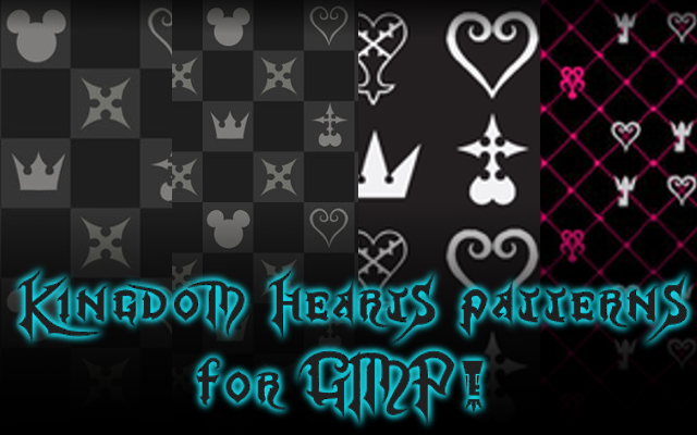Kingdom Hearts GIMP Patterns DOWNLOAD by Reseliee on DeviantArt