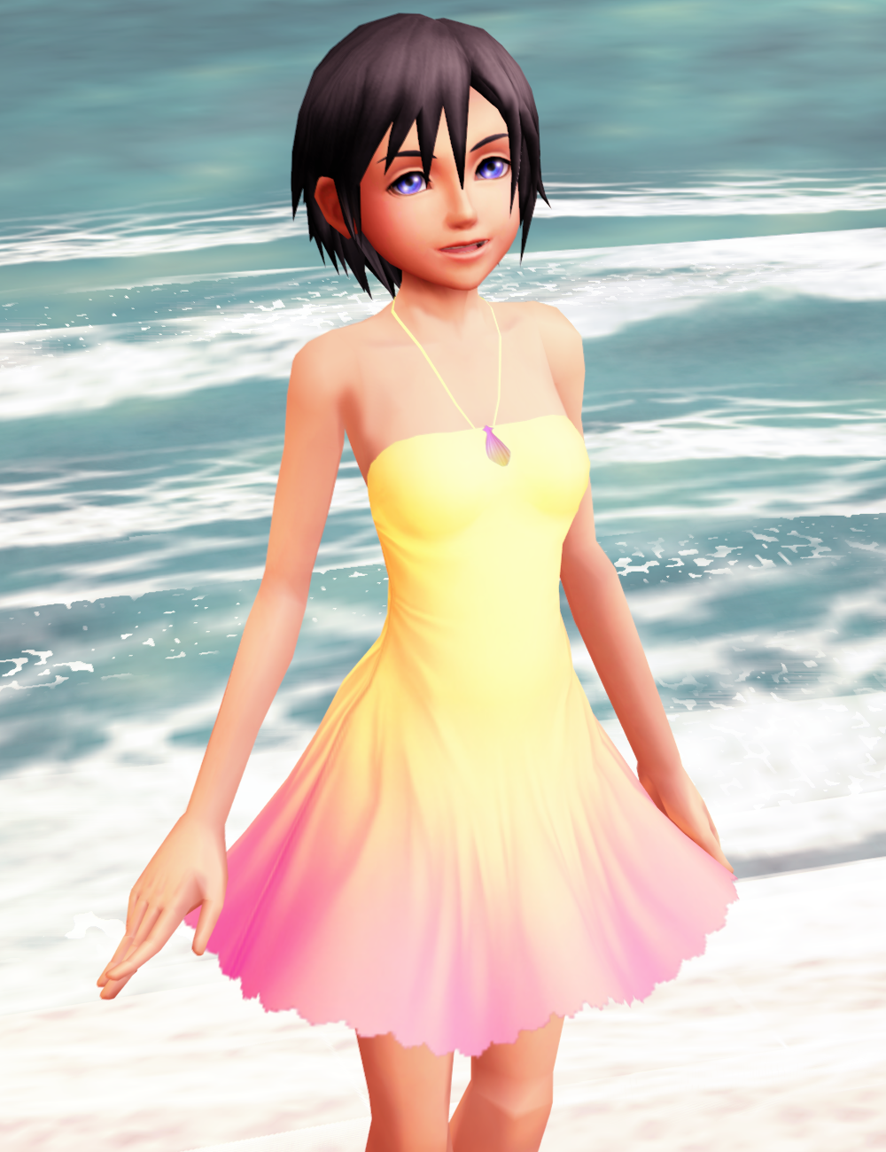 Xion (Seashell Dress) DL by Reseliee on DeviantArt