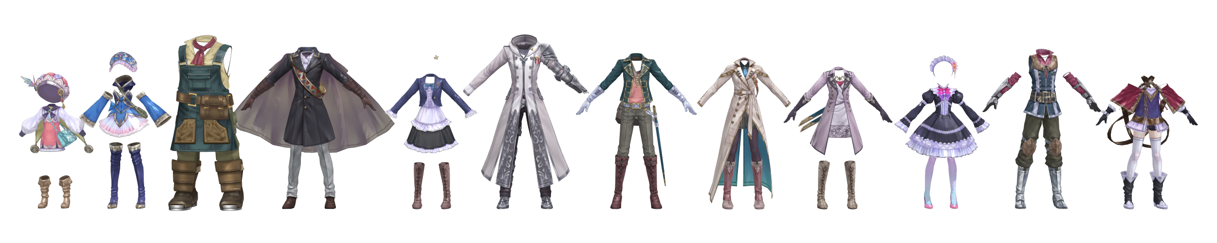 Atelier Clothes Pack 3 DOWNLOAD by Reseliee on DeviantArt