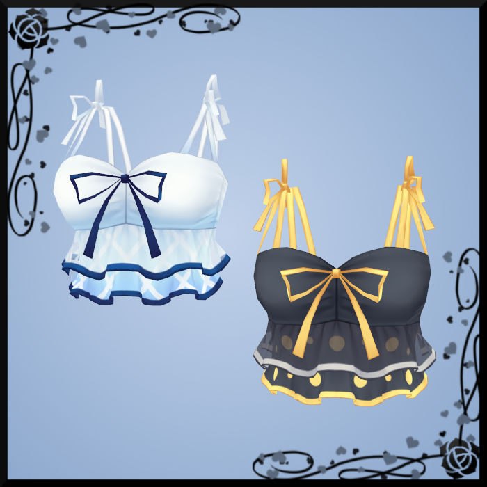 Cute Frilly Crop Top DOWNLOAD by Reseliee on DeviantArt