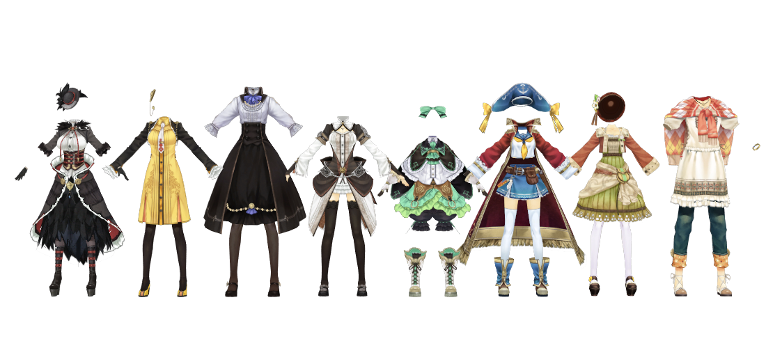 Atelier Clothes Pack 5 DOWNLOAD by Reseliee on DeviantArt