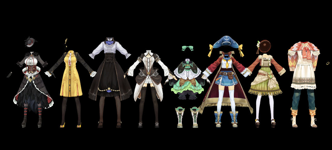 Atelier Clothes Pack 5 DOWNLOAD by Reseliee on DeviantArt