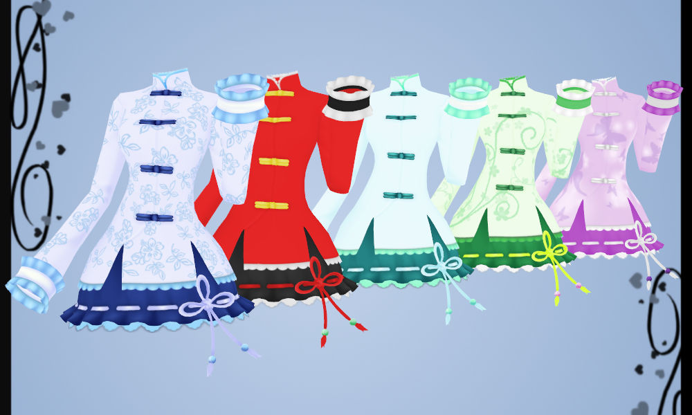 Qipao-ish Dress DOWNLOAD by Reseliee on DeviantArt