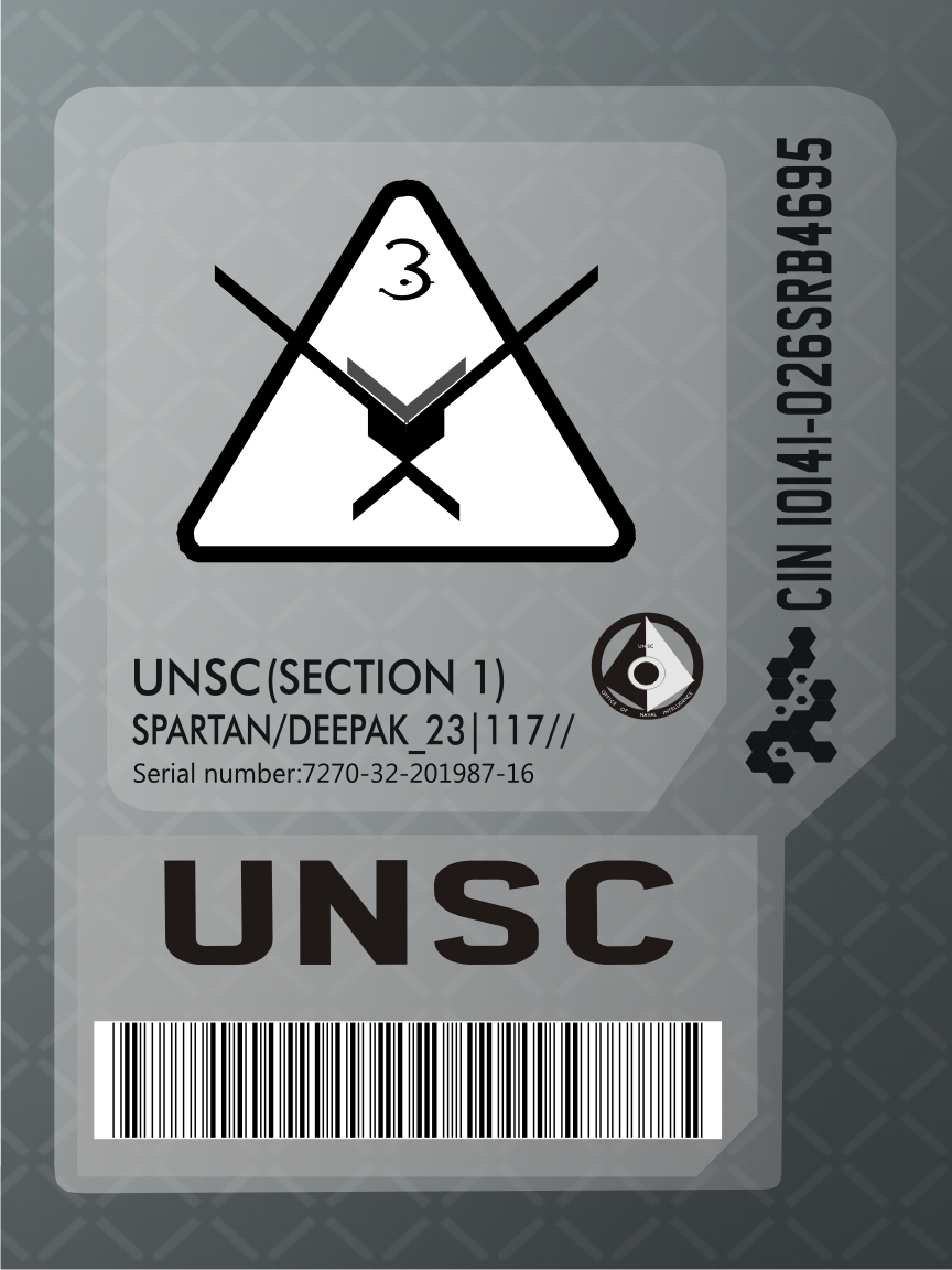 unsc id card by Spartanwarlord on DeviantArt