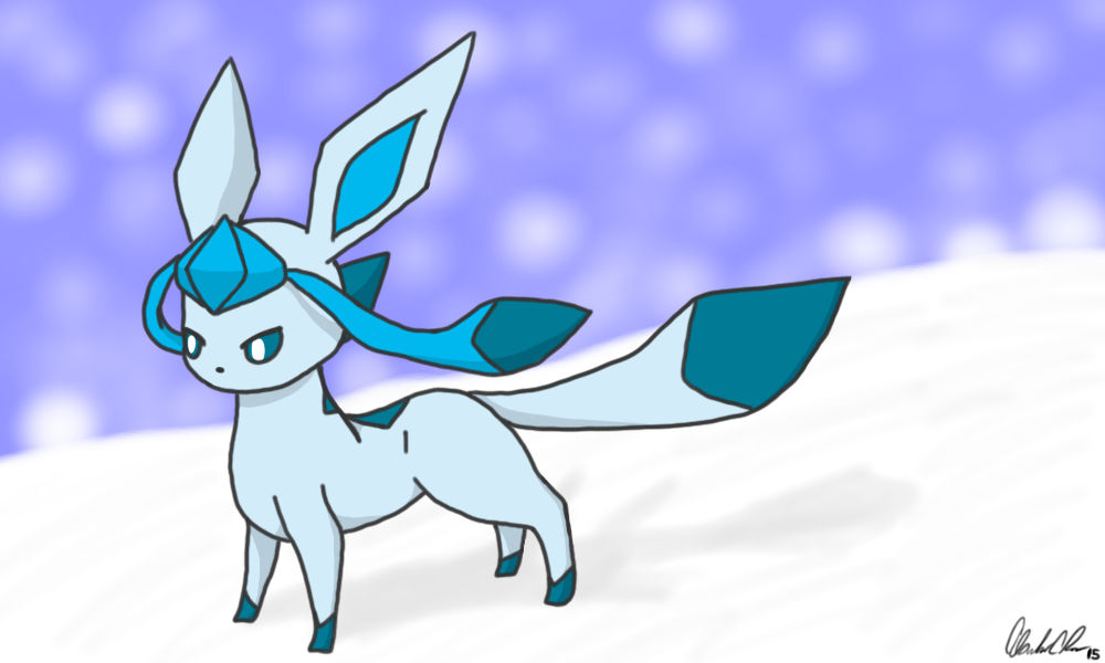 Glaceon by kattnoises on DeviantArt