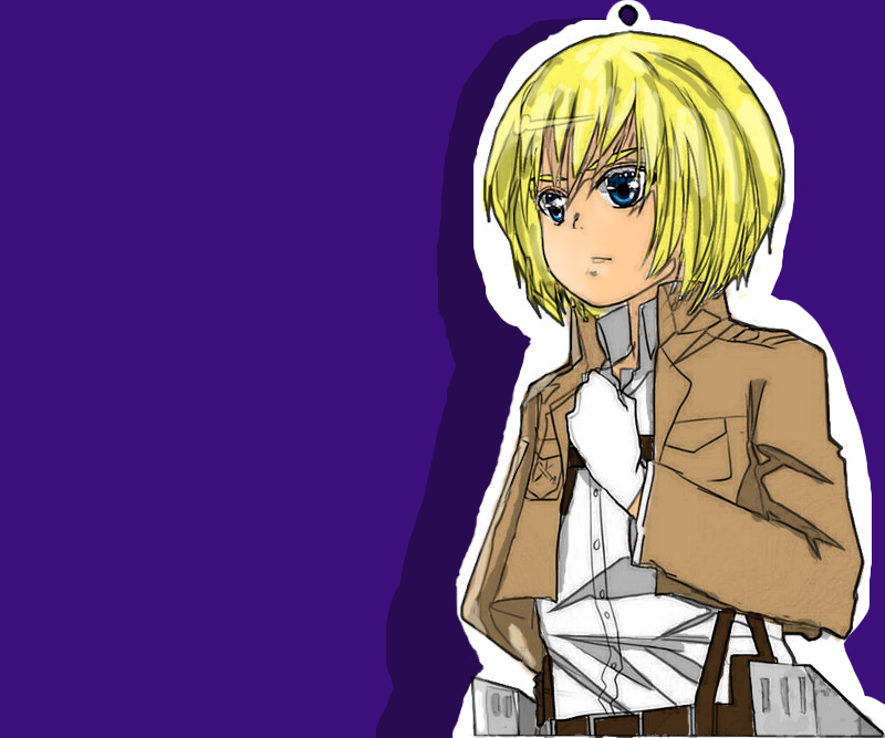 Armin Colored By Michael gaither by michael-gaither on DeviantArt