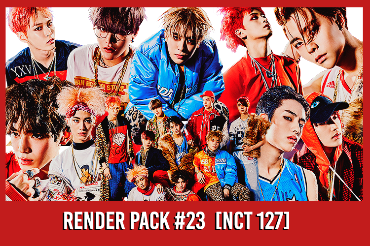 NCT 127 [Render Pack #23] by xForeverwitchy on DeviantArt