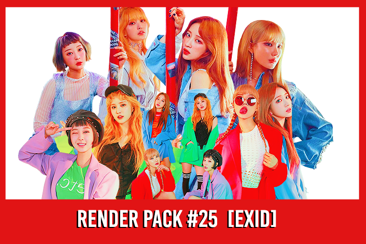 EXID [Render Pack #25] by xForeverwitchy on DeviantArt