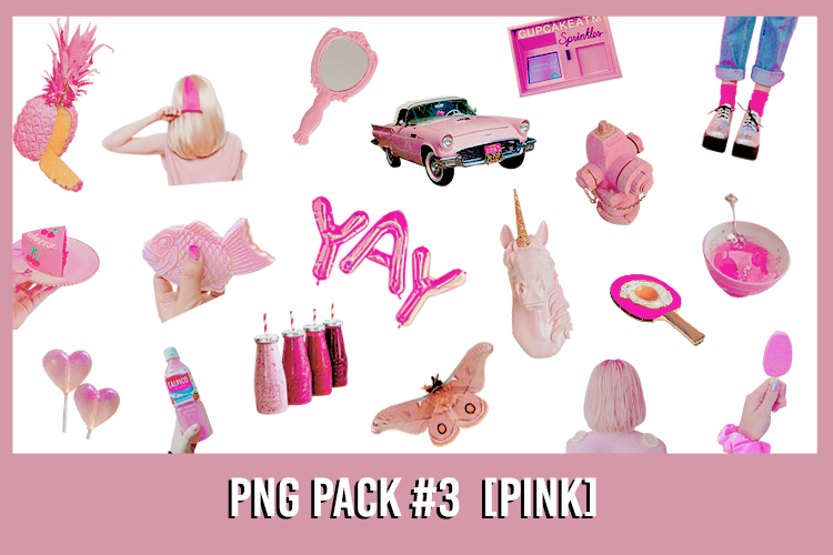 PNG Pack #3 [Pink] by xForeverwitchy on DeviantArt