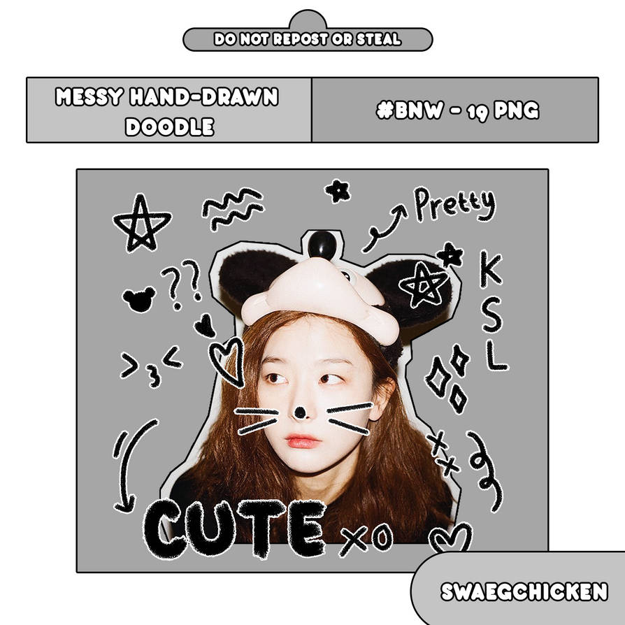 Messy Hand-drawn Doodle by Cey! #BNW by swaegchicken on DeviantArt