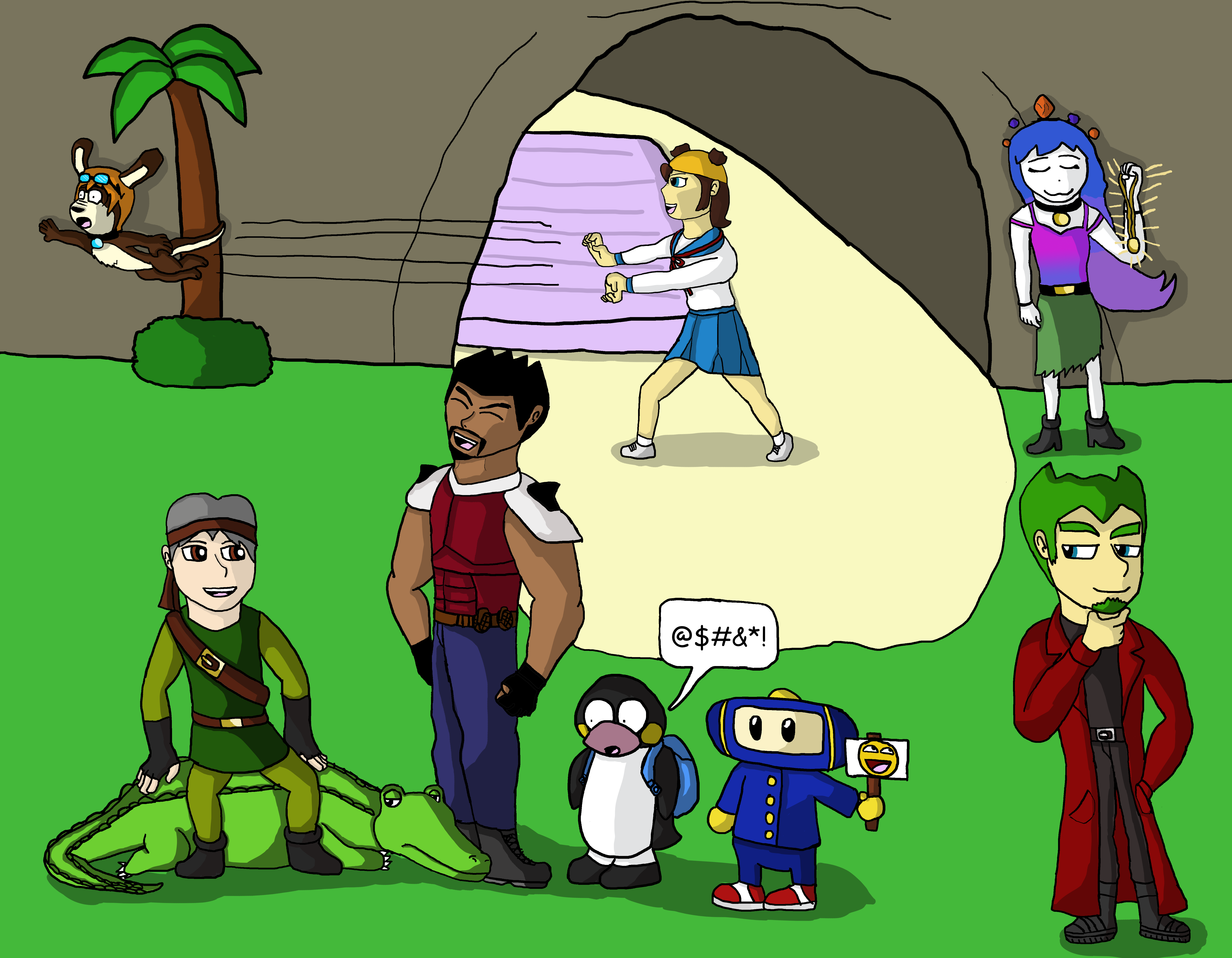 SFC characters Fan Art 2 by Drawingshinobi on DeviantArt