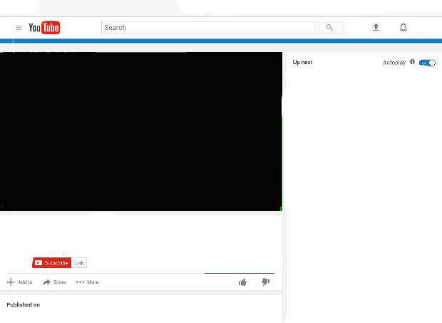 Custom youtube on desktop deign by 099990 on DeviantArt