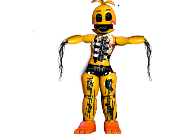 Withered Toy chica by 099990 on DeviantArt