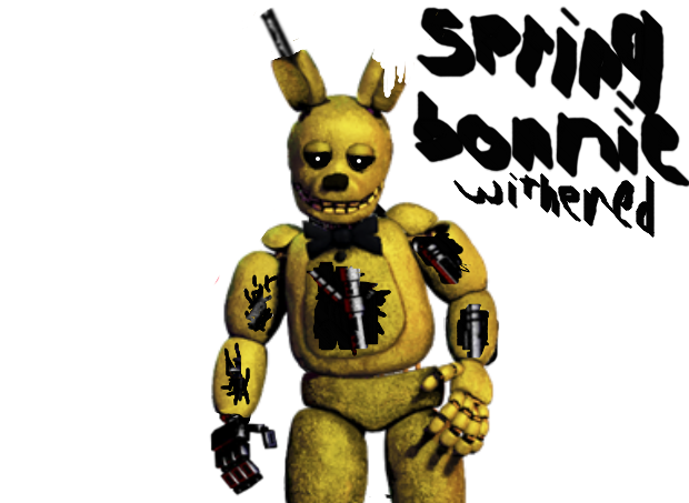 Withered SpringBonnie by 099990 on DeviantArt
