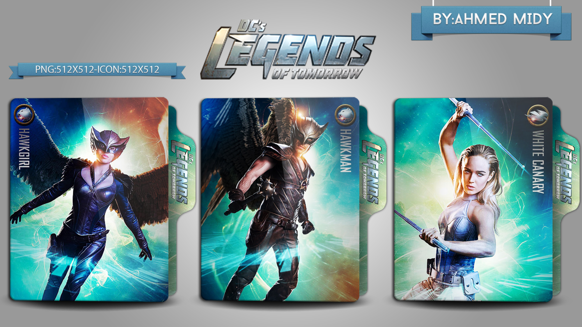 Legends of Tomorrow Folder Icon (V2) by Ahmed-Midy on DeviantArt