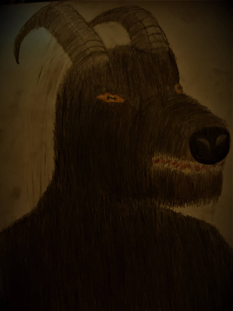 the goat man by Bloodrawer on DeviantArt