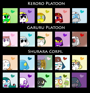 Keroro Gunso Icons (Free) by DarthSuki on DeviantArt