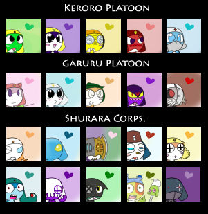 Keroro Gunso Icons (Free) by DarthSuki on DeviantArt