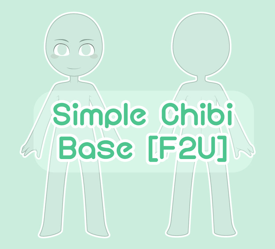 Simple Chibi Base [F2U] by DarthSuki on DeviantArt