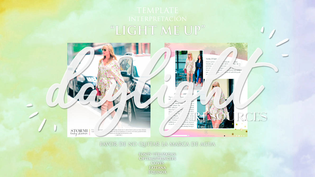 LightMeUp template by daylightresources by rosadelicada on DeviantArt
