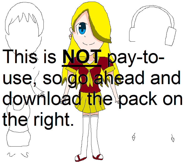 Create your own female character pack by AsahiGirl on DeviantArt