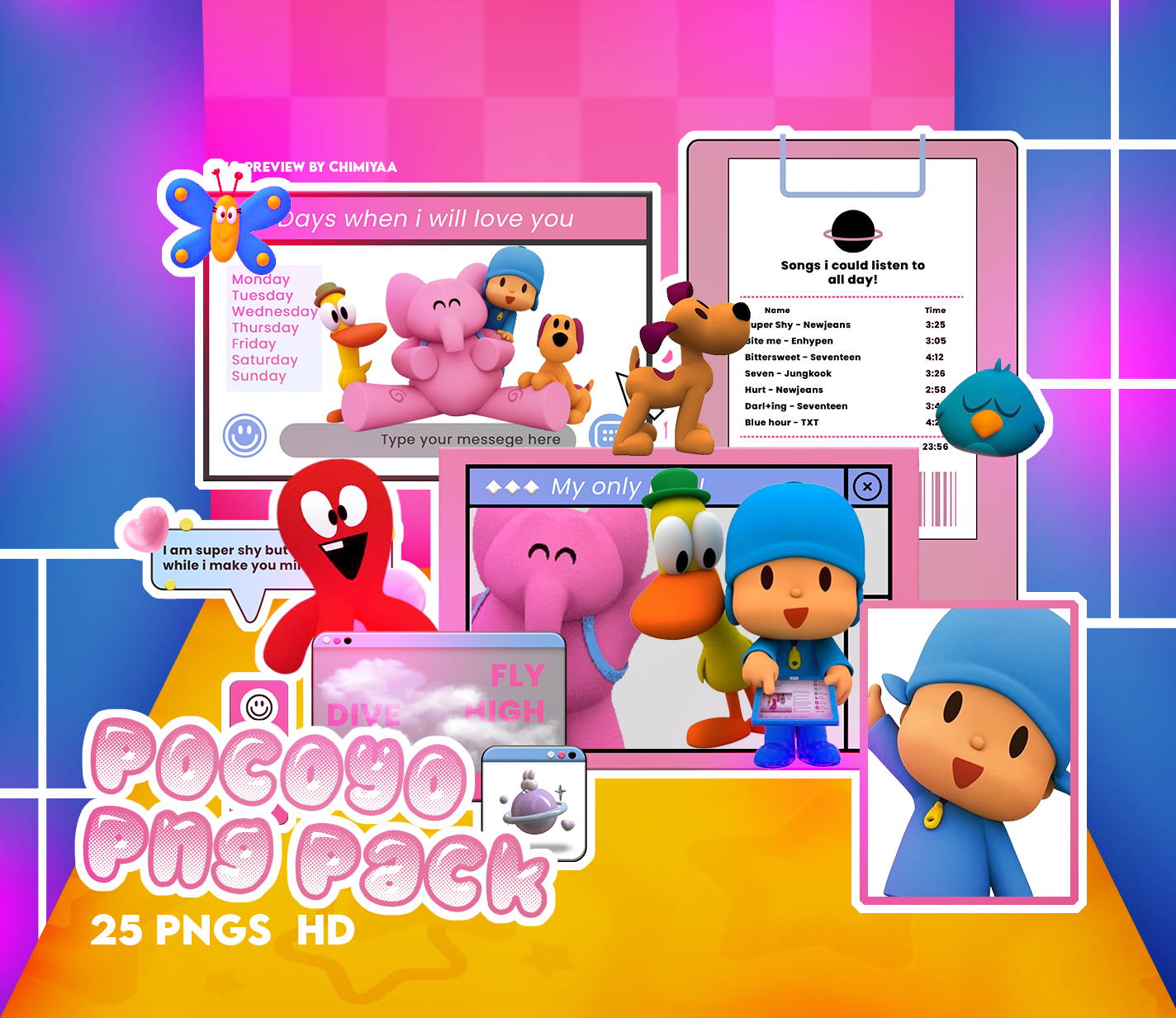 POCOYO PNG PACK by lillychanel on DeviantArt