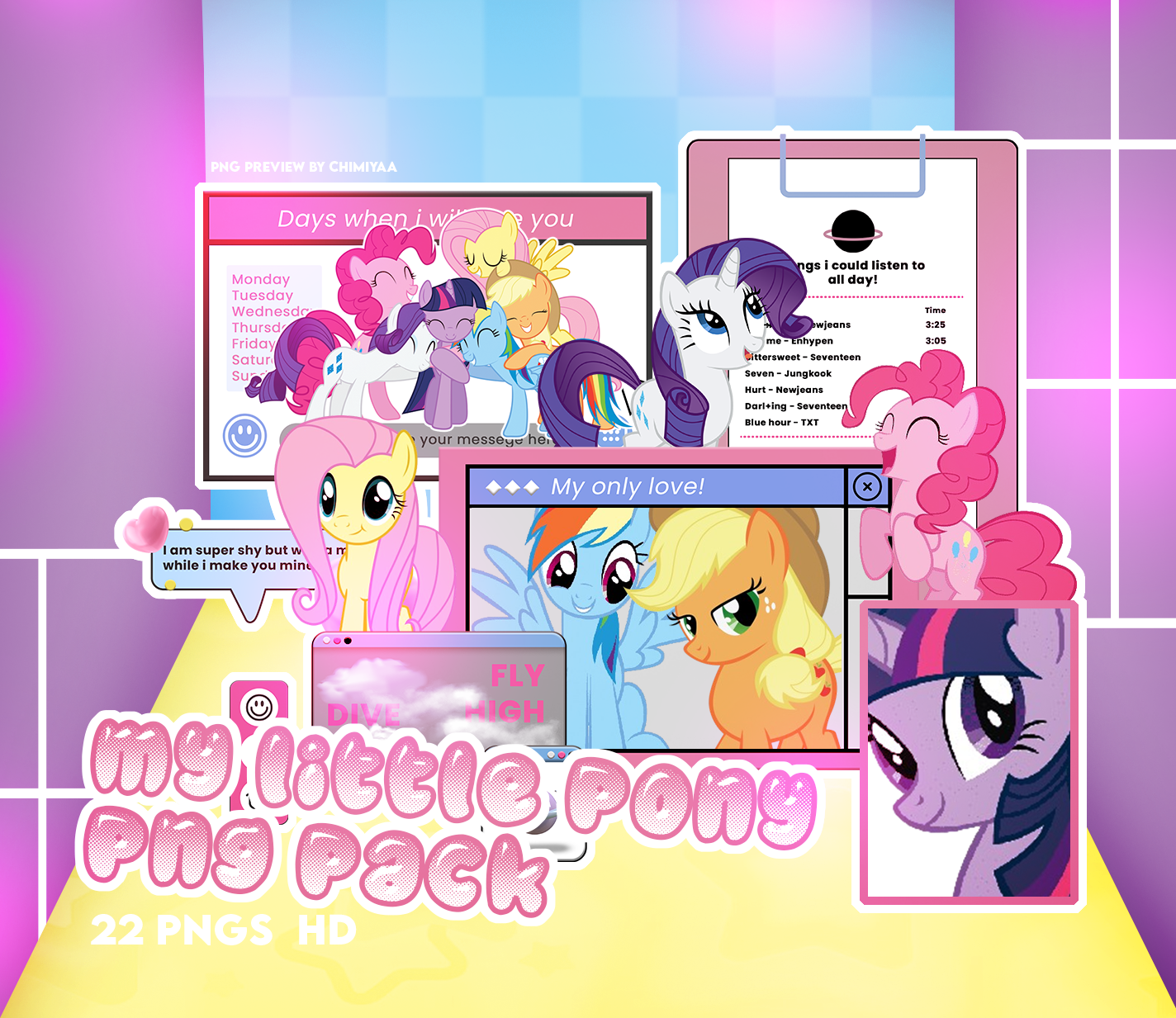 MY LITTLE PONY PNG PACK by lillychanel on DeviantArt
