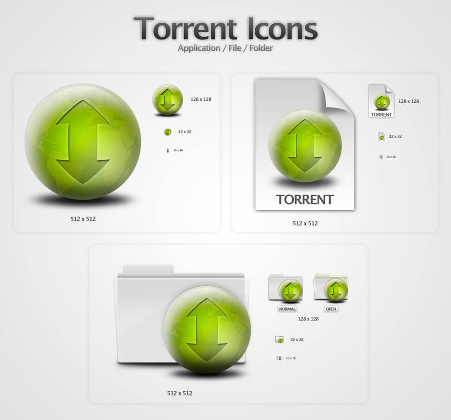 Torrent Icons by wurstgott on DeviantArt