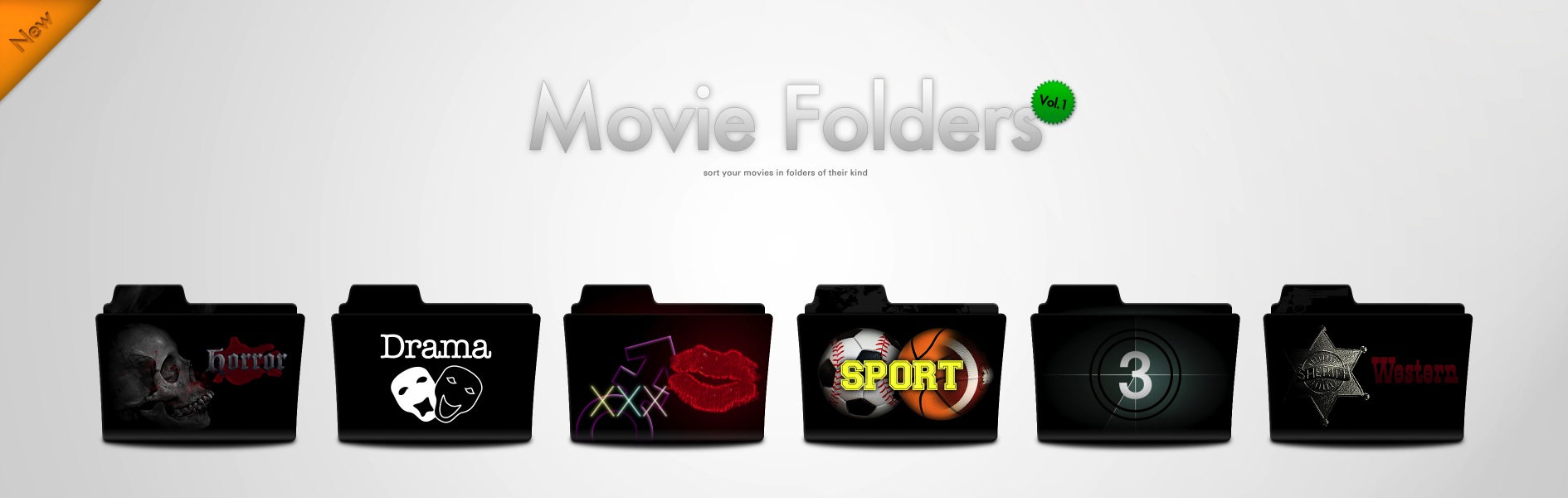 Movie Folders - IconSet by wurstgott on DeviantArt