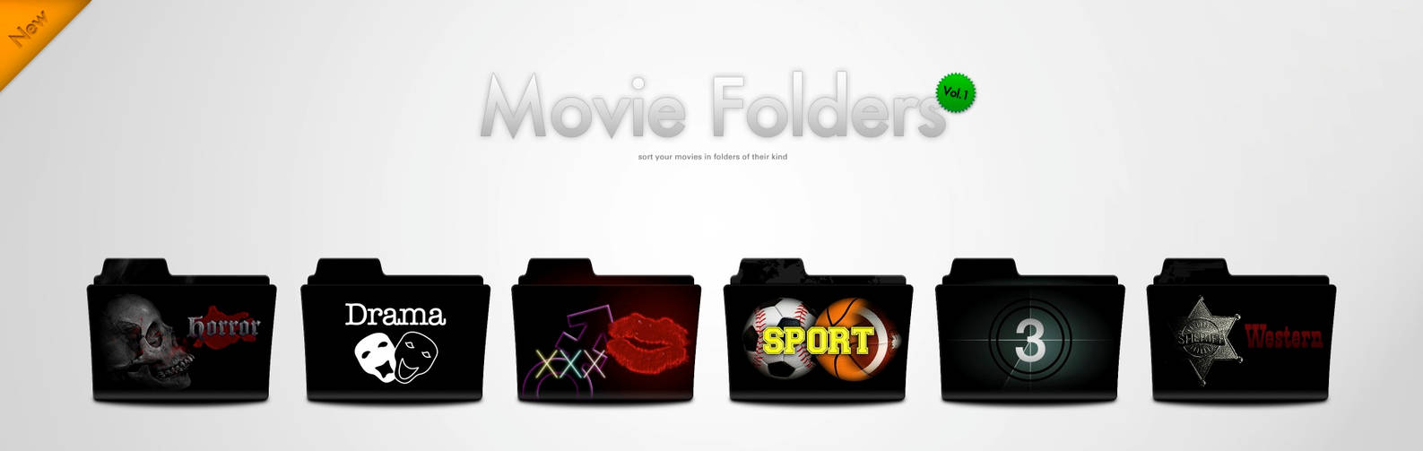 Movie Folders - IconSet by wurstgott on DeviantArt