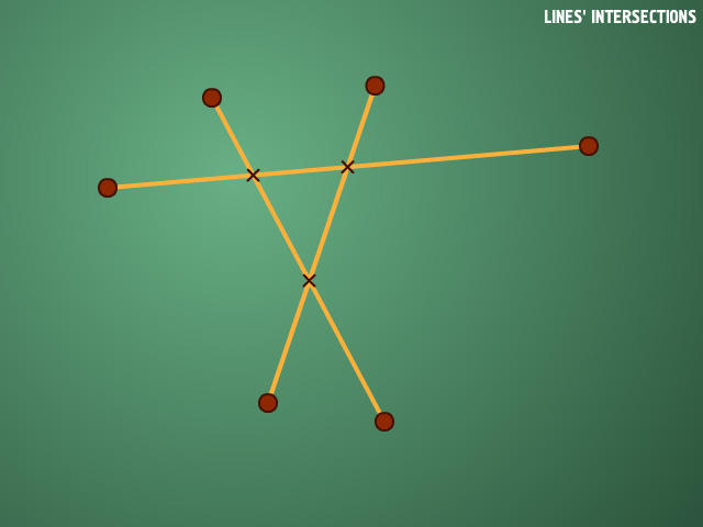 Lines' intersections by fisland on DeviantArt