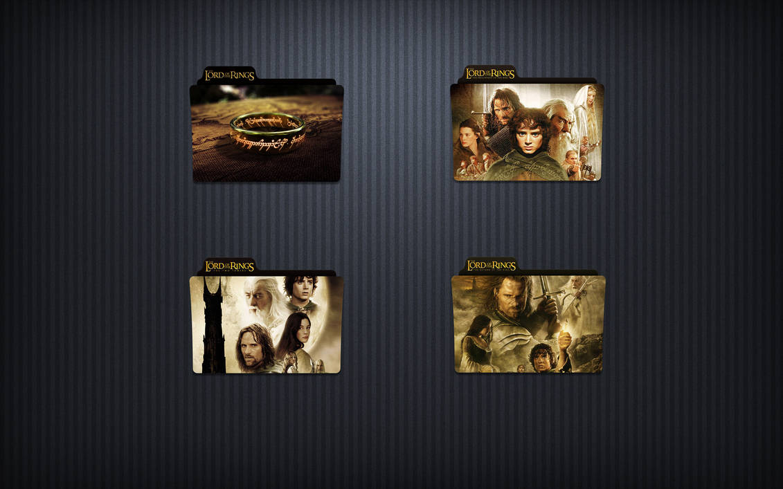 The Lord of the Rings Folder Icon Pack by sherlocklogy on DeviantArt