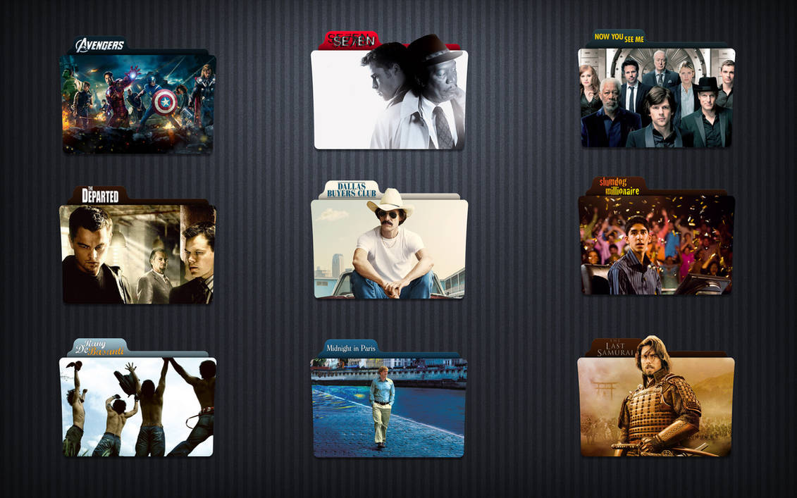 Movies Folder Icon Pack [5] by sherlocklogy on DeviantArt