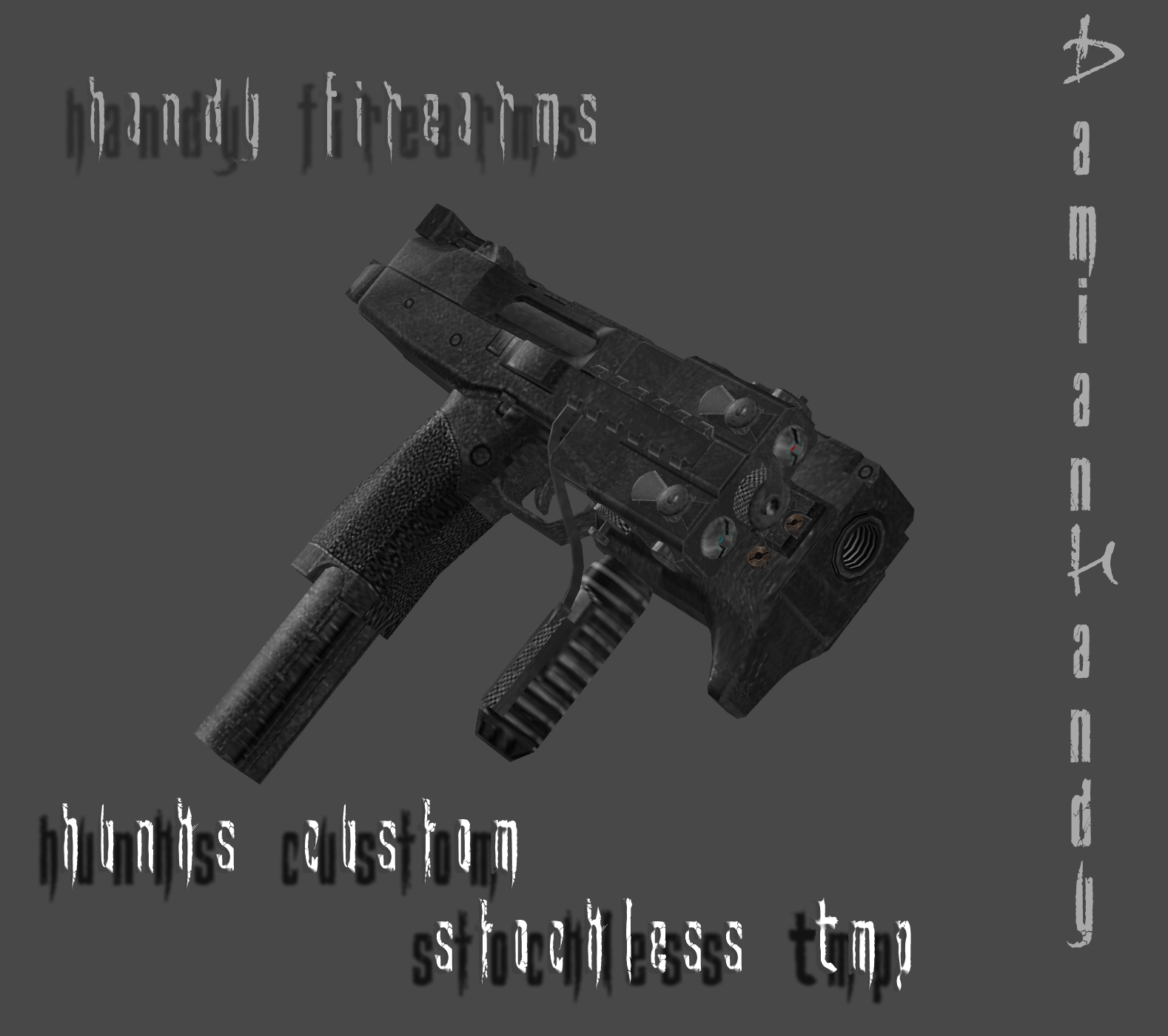 Hunks Custom Stockless TMP by DamianHandy on DeviantArt
