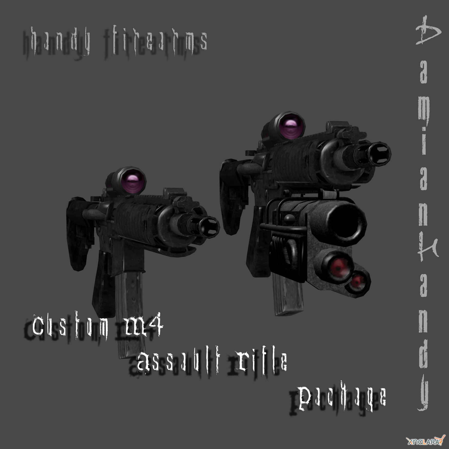 Custom M4 Assault Rifle Package by DamianHandy on DeviantArt