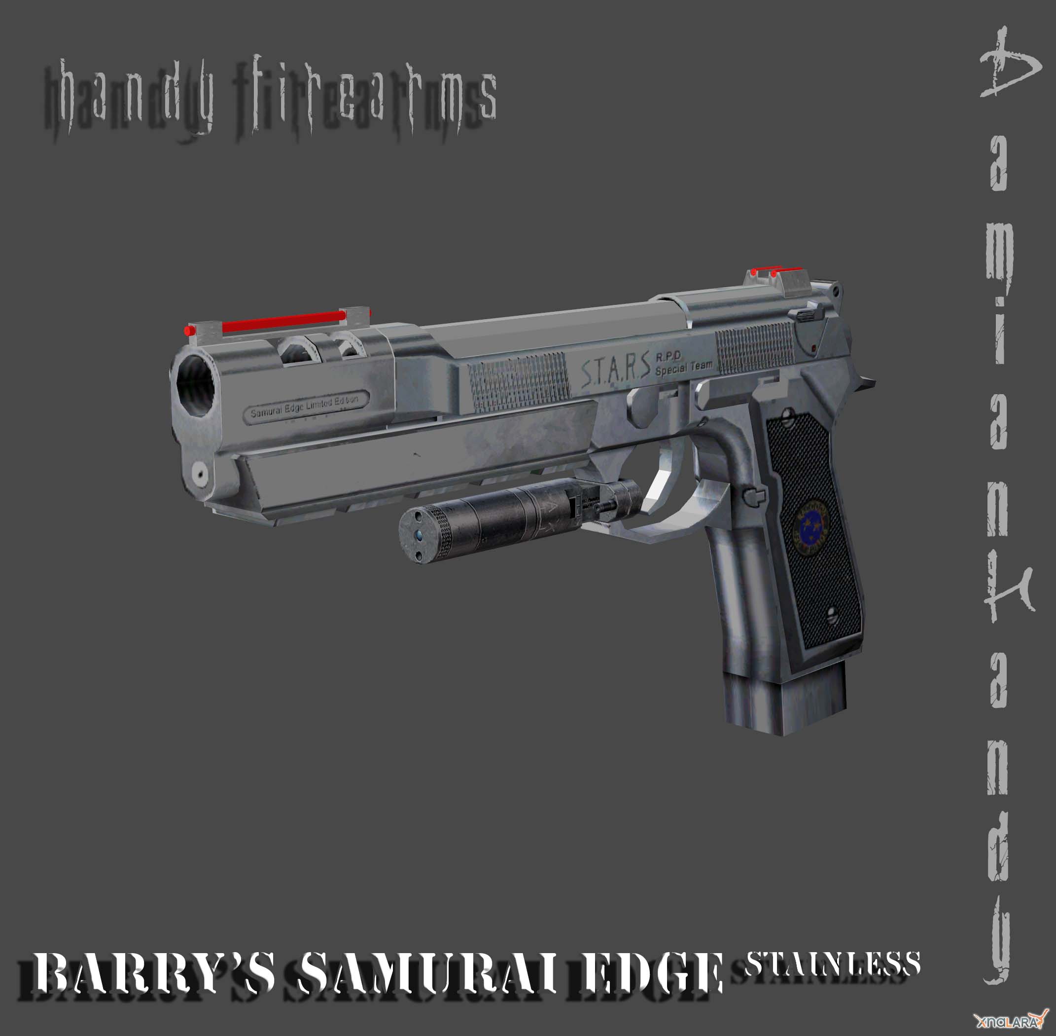 Barry Burton's Samurai Edge Stainless by DamianHandy on DeviantArt