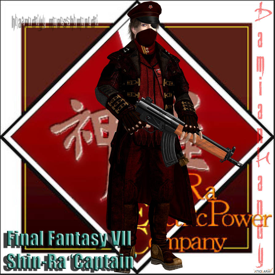 FF7 ShinRa 'Captain' Custom by DamianHandy on DeviantArt