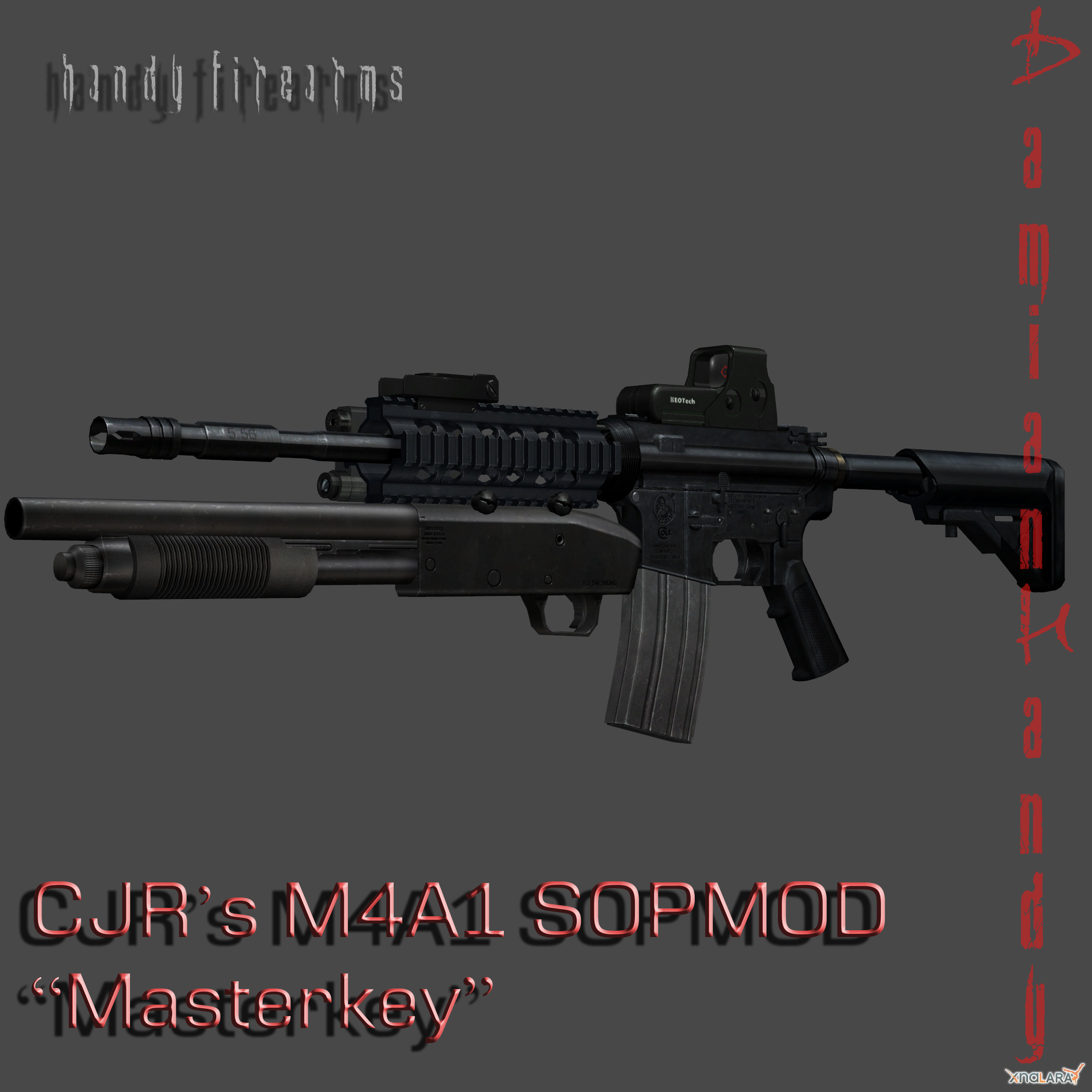 Christopher JRedfield's M4A1 SOPMOD w/Masterkey by DamianHandy on ...