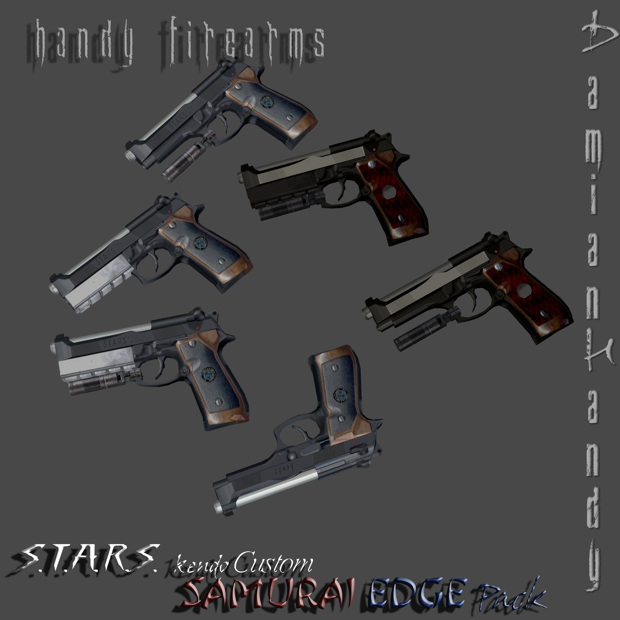 Samurai Edge 2.5 Pack by DamianHandy by DamianHandy on DeviantArt
