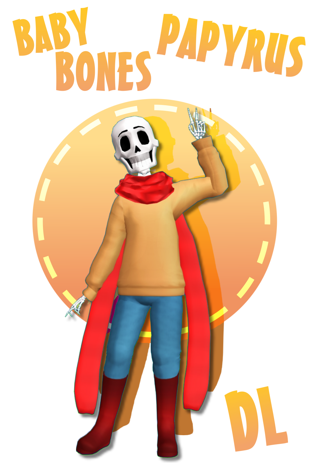 [MMD] Baby Bones Papy DL by NightSugar on DeviantArt