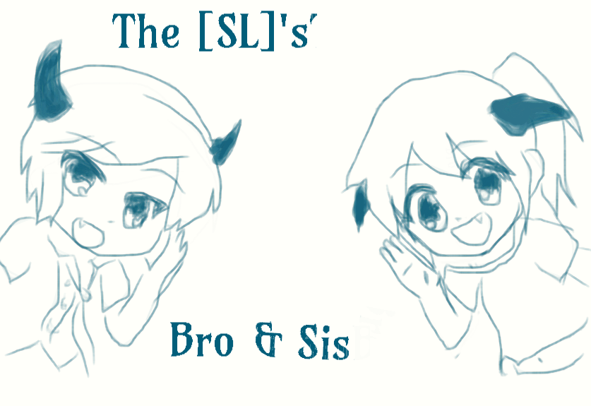 Bro and sis Chibi Ver. by saylila on DeviantArt