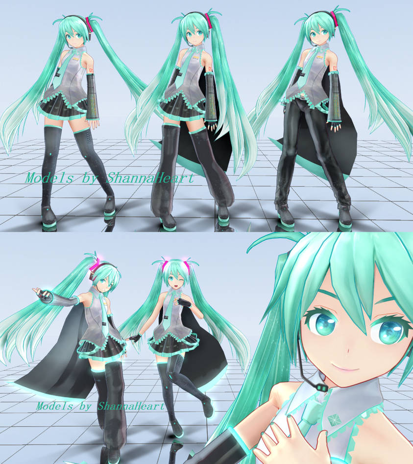 1K watchers gift: Shanna Style Koron Miku Download by ShannaHeart on DeviantArt