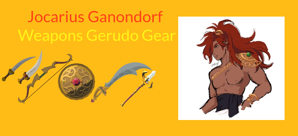 Jocarius Ganondorf Weapons Gerudo Gear by JocariusGanondorf on DeviantArt